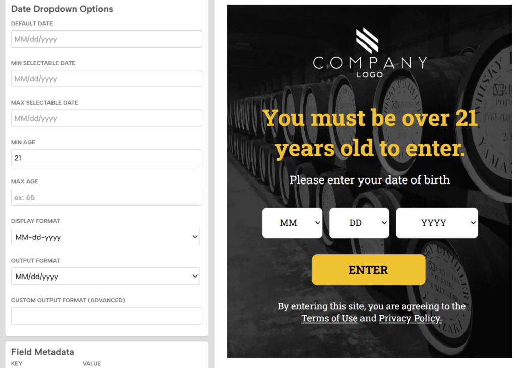 The Date Picker Field Type - Digioh Help Docs