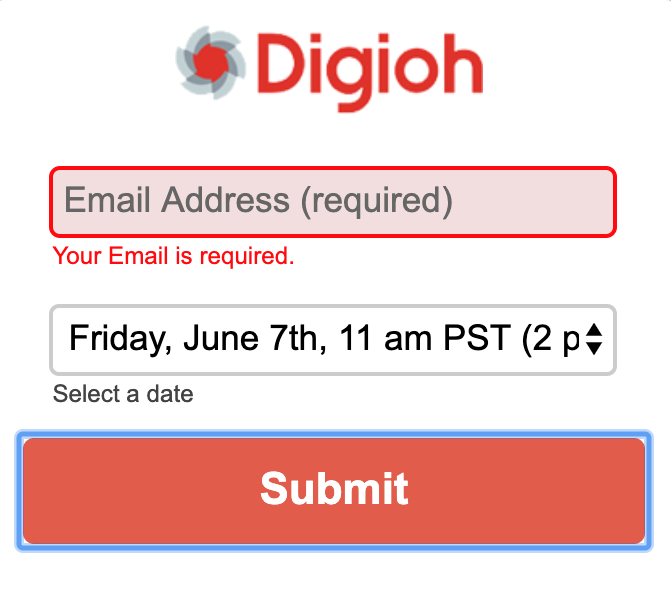 How To Display Inline Error Messages inside Each Field Digioh Help Docs