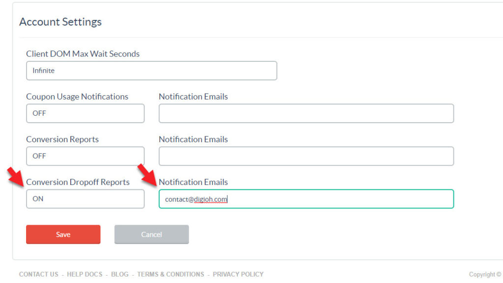 What is DropOff Reporting? - Digioh Help Docs