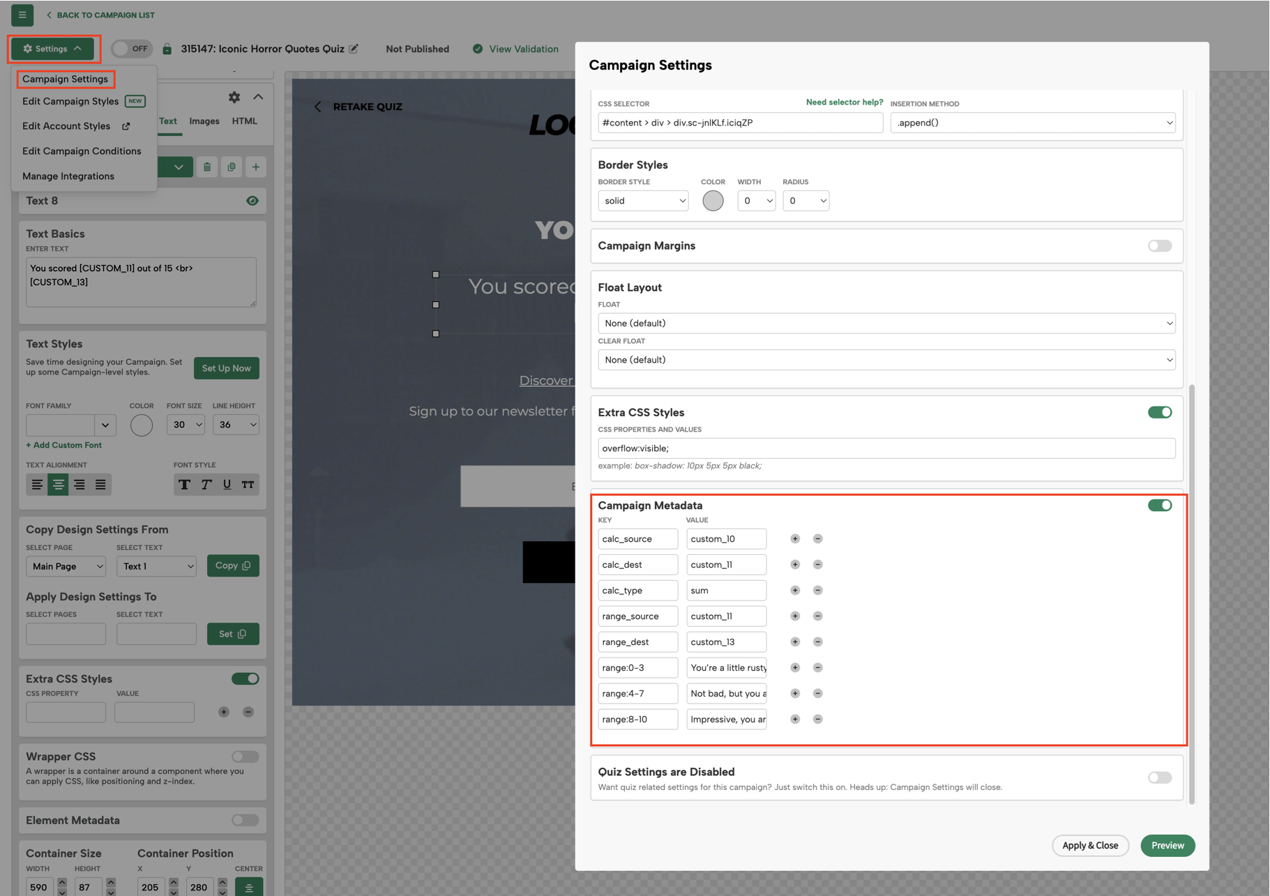 How do I configure Metadata? - Digioh Help Docs