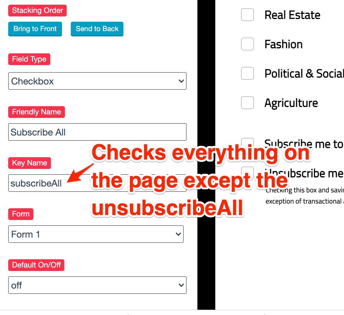 How to Add Check or Uncheck All Checkboxes to Your Preference Center