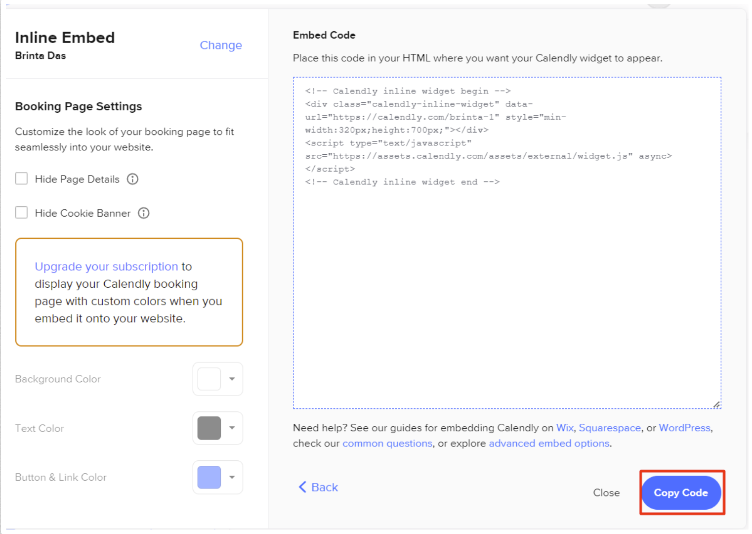 Embed a Calendly Meeting Scheduler in Digioh Forms | Help Docs