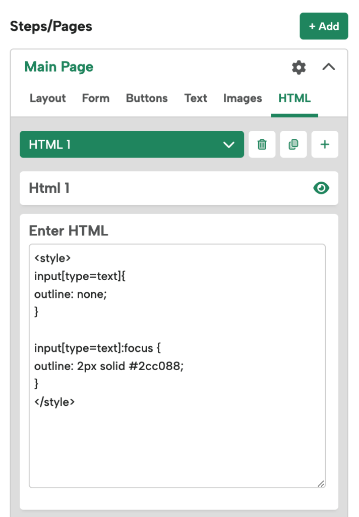 How To Edit Or Remove Outline Around Inputs And Buttons Digioh Help Docs