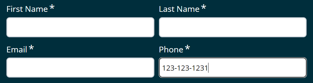 How Do I Automatically Format Phone Numbers On User Input Digioh Help Docs