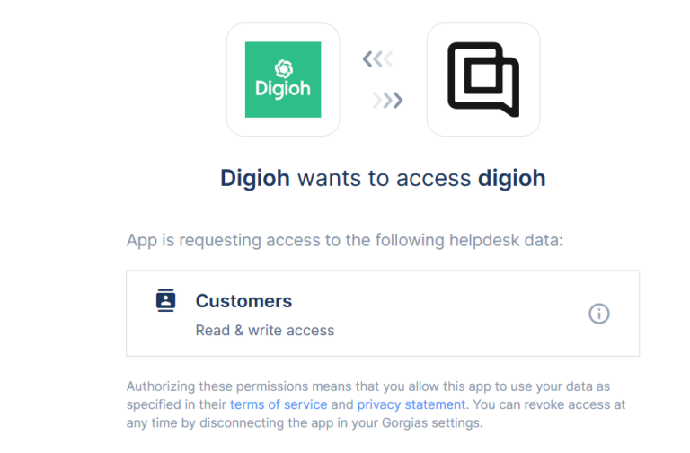 How to integrate with Gorgias - Digioh Help Docs