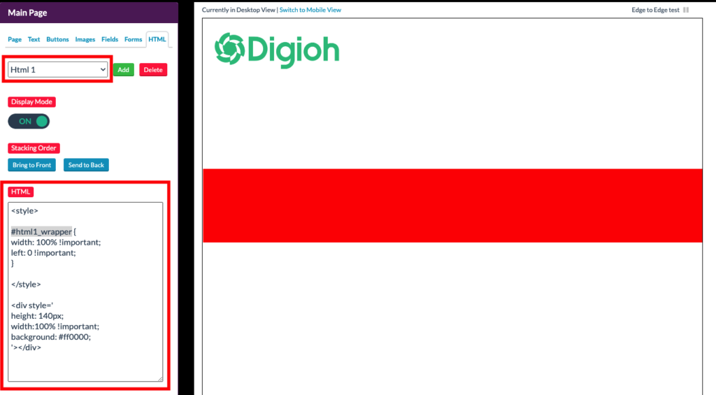 Full Width Responsive Background Sections with Edge to Edge Settings ...