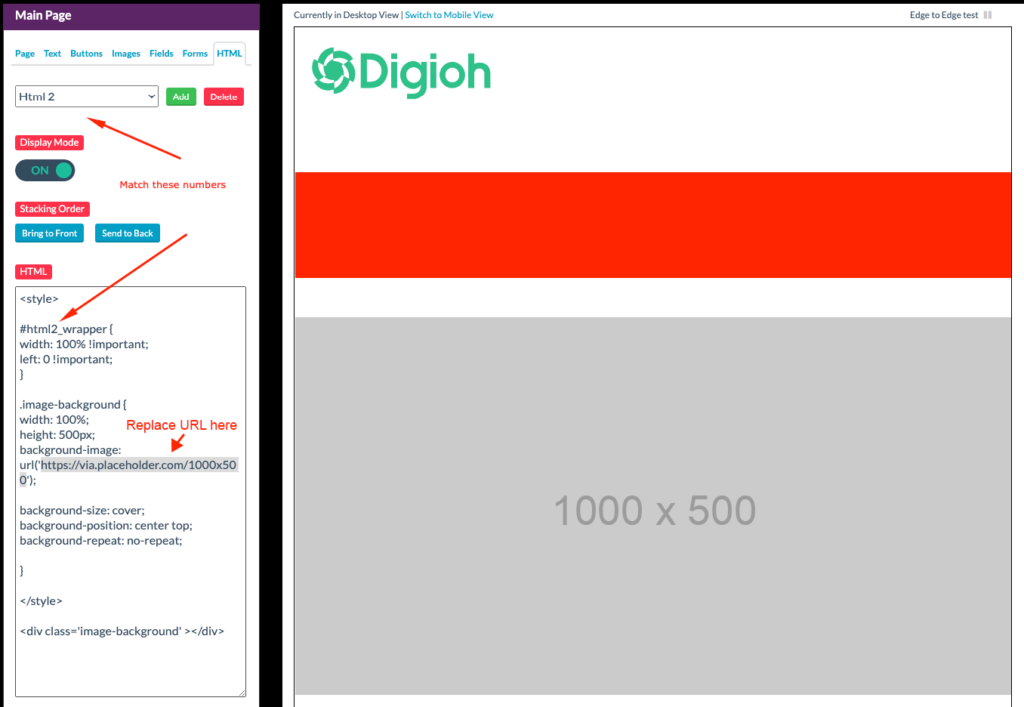 Full Width Responsive Background Sections with Edge to Edge Settings ...