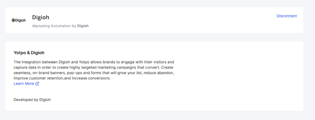 Digioh + Yotpo Integration - Digioh Help Docs