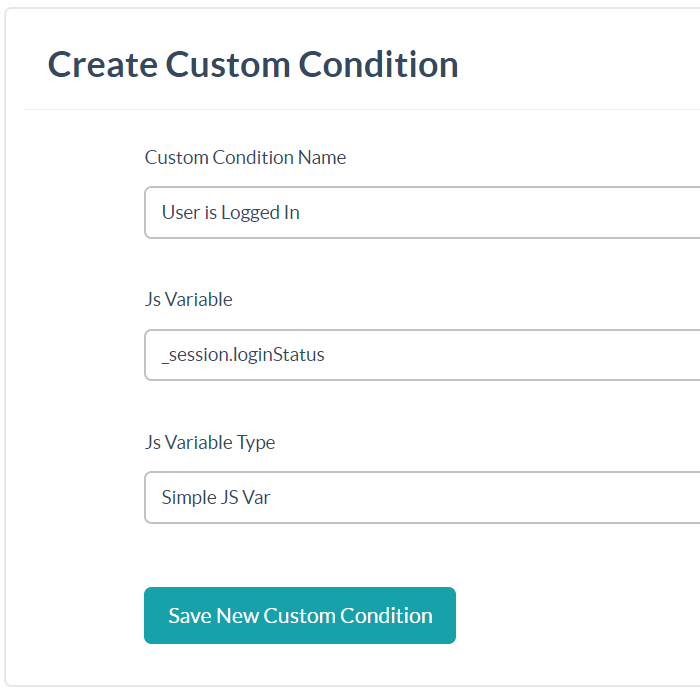 Create your own Custom Conditions - Digioh Help Docs