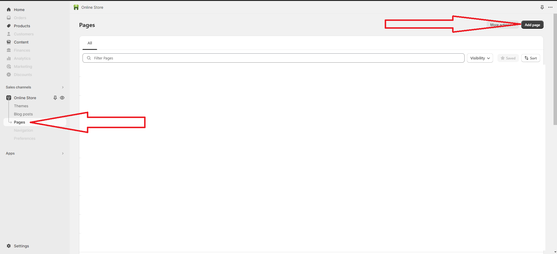 How To Add New Pages On Shopify Digioh Help Docs