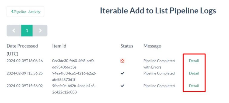 How to view pipeline logs - Digioh Help Docs