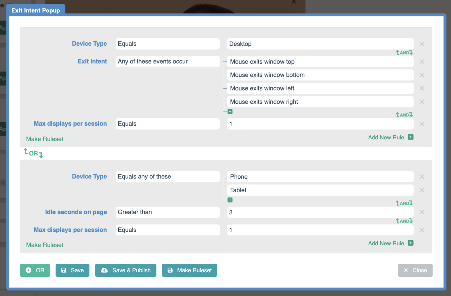 How To Build An Exit Intent Popup - Digioh Help Docs